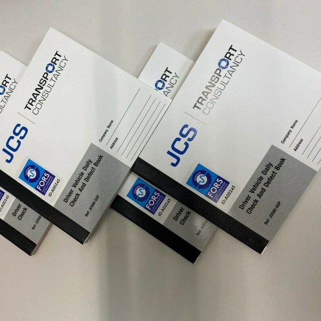 FORS HGV Defect Books 50 Pages | For Compliant Daily HGV Checks